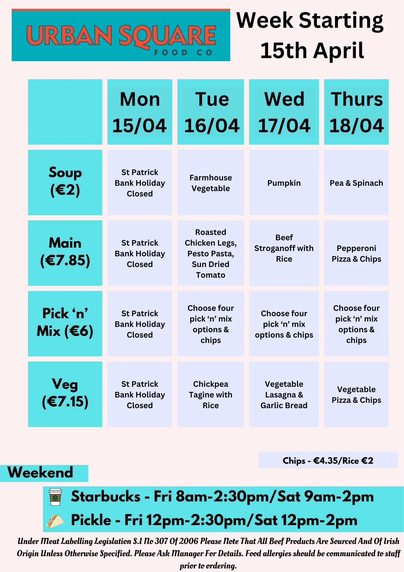 Urban Square Restaurant | Griffith College